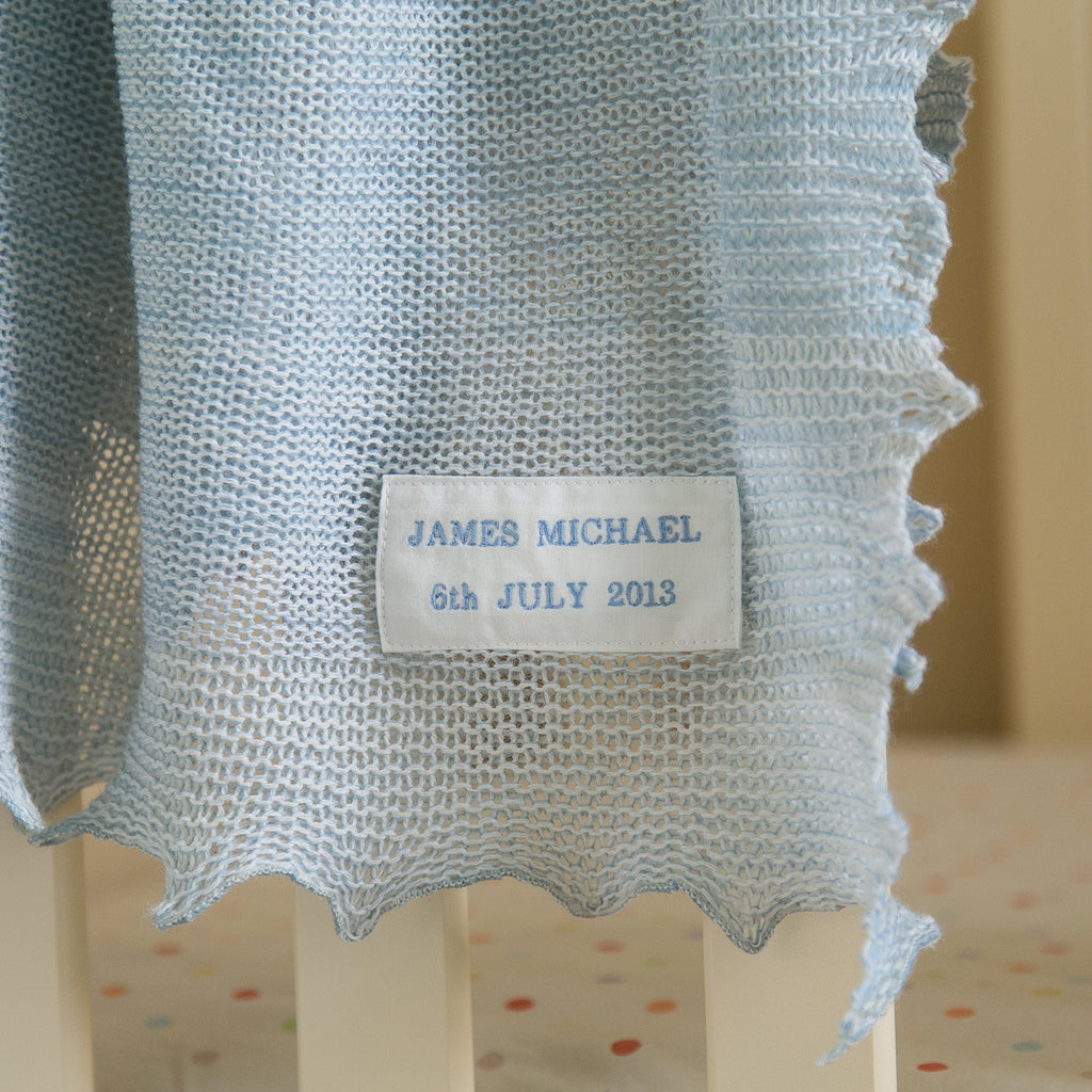 Personalised Baby Shawl – Jane Hamerton