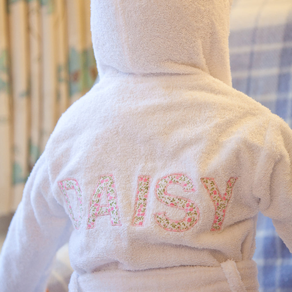 Children’s Hooded Bathrobe – Jane Hamerton