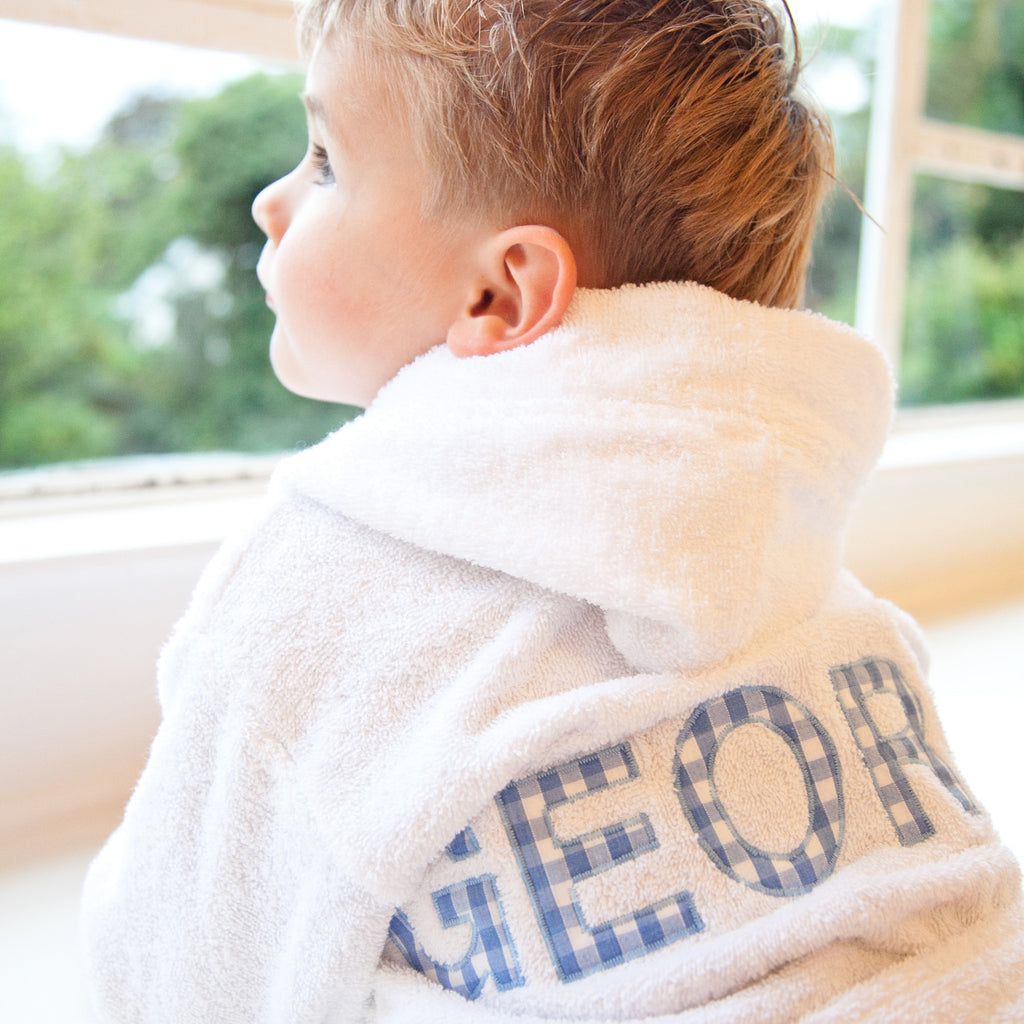 Children’s Hooded Bathrobe – Jane Hamerton